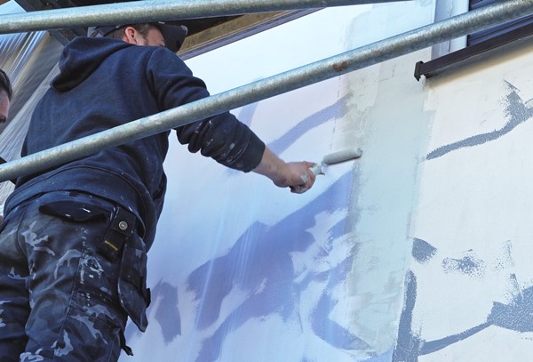 Farba strukturalna elewacyjna