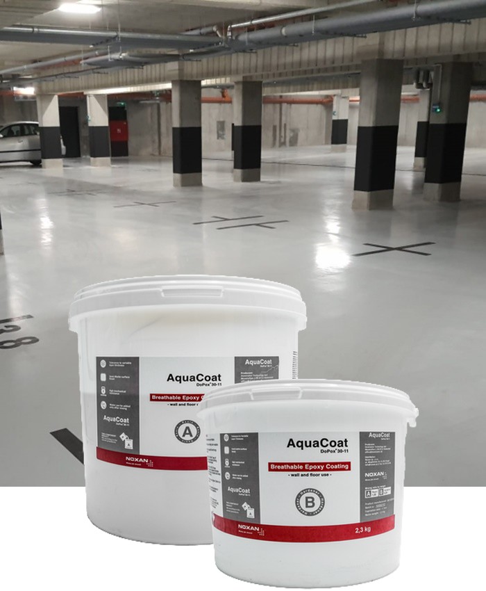 Epoksyd Paroprzepuszczalny, Posadzka